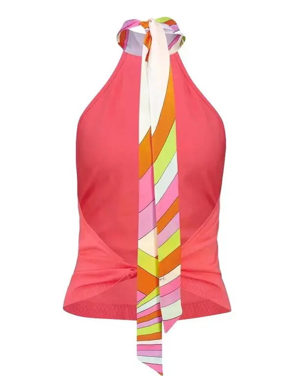 Emilio Pucci Halterneck Top - Pink