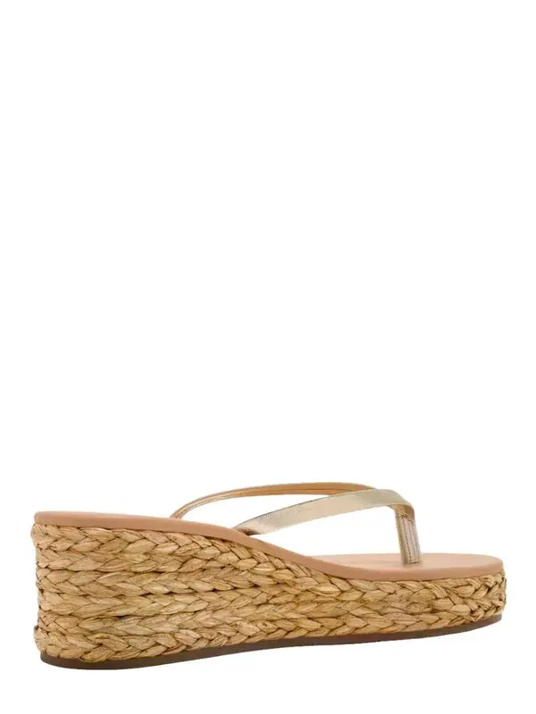ANCIENT GREEK SANDALS Saionara Low-wedge Sandals - Gold