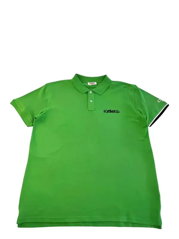 Iceberg Logo-print Polo Shirt - Green