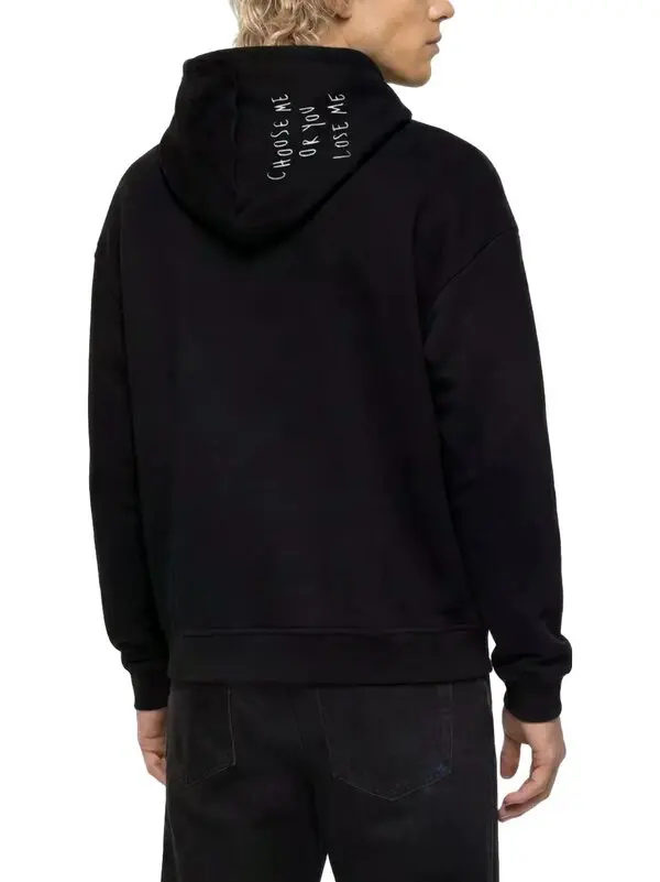 Karl Lagerfeld X Pietro Terzini Boxy Hoodie - Black