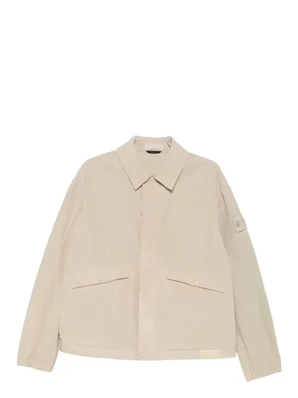 Stone Island Ghost Logo-patch Jacket - Neutrals