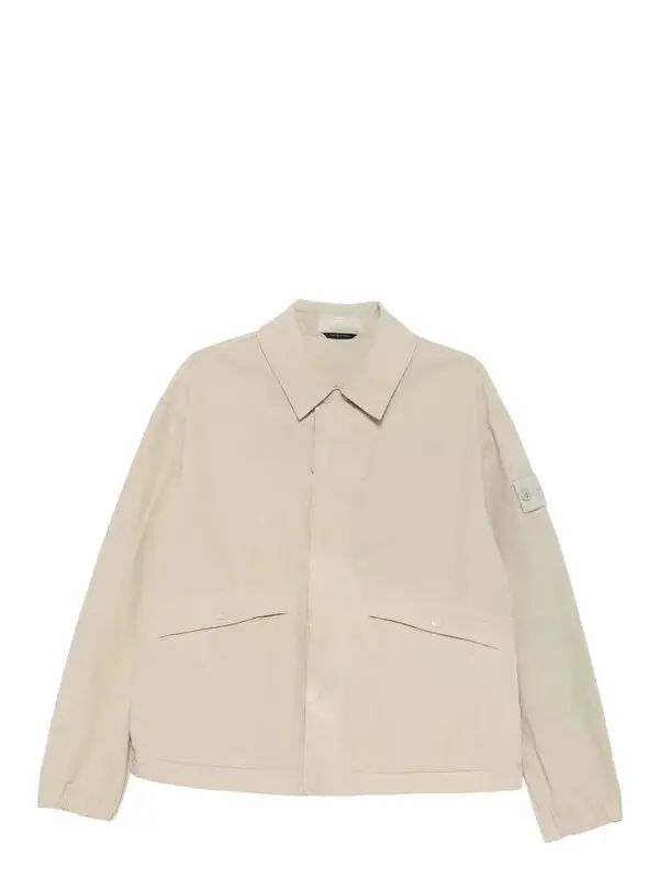 Stone Island Ghost Logo-patch Jacket - Neutrals