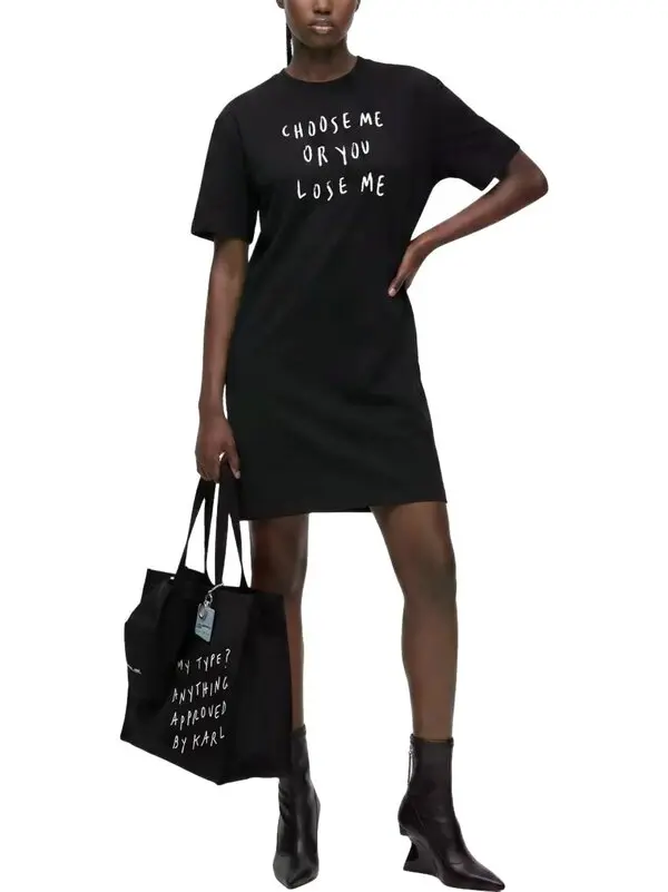 Karl Lagerfeld X Pietro Terzini Mini Dress - Black