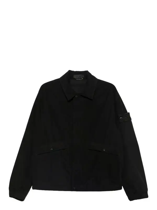 Stone Island Ghost Logo-patch Jacket - Black