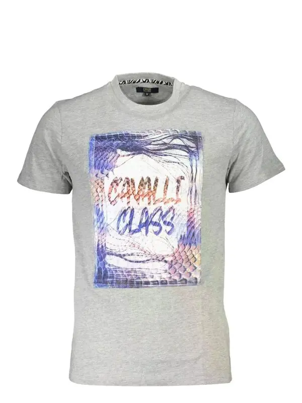 Roberto Cavalli Graphic-print T-shirt - Grey