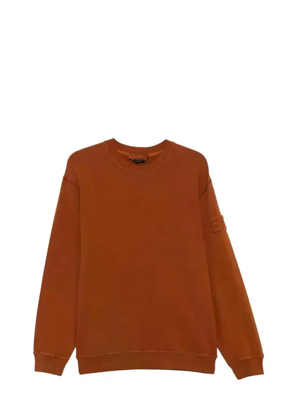 Stone Island Ghost Logo-patch Sweatshirt - Brown
