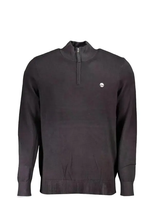 Timberland Quarter-zip Cotton Sweatshirt - Black