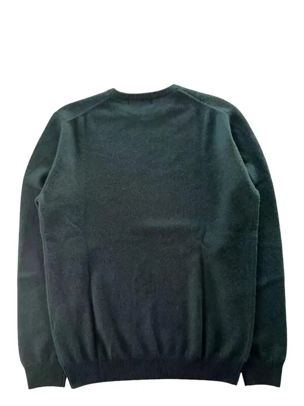 BALDININI Crew-neck Fine-knit Sweater - Green