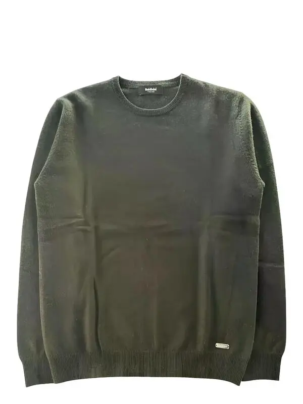 BALDININI Logo-plaque Cashmere Sweater - Green