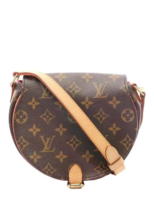 LOUIS VUITTON 2021-2026 Monogram Sac Tambourine Crossbody Bag - Brown