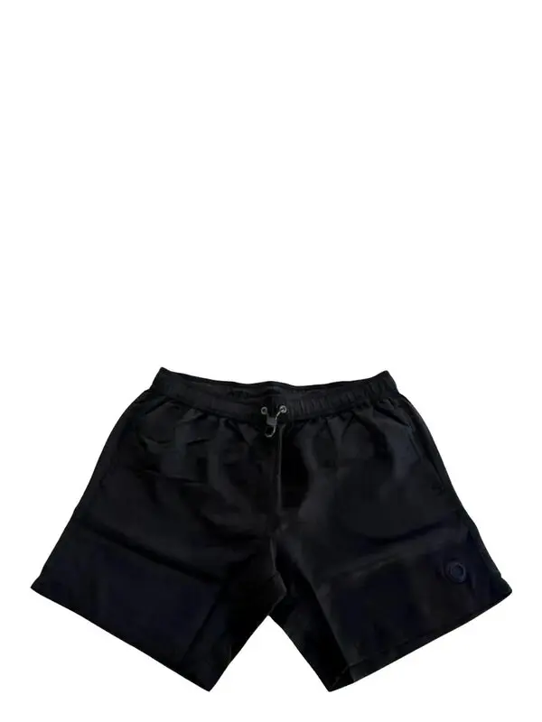 TRUSSARDI Logo-patch Swim Shorts - Black