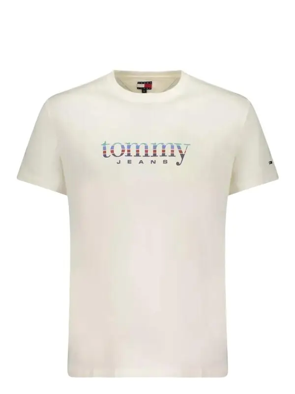 Tommy Hilfiger Logo-print T-shirt - Neutrals