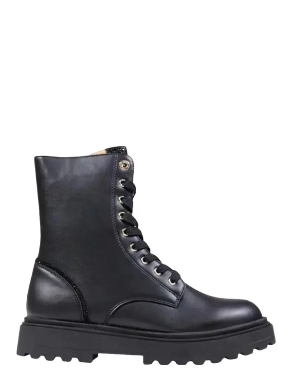 ALVIERO MARTINI 1° CLASSE Lace-up Side-zip Boots - Black
