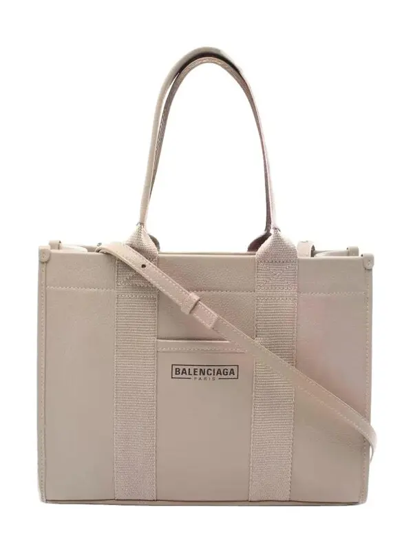 Balenciaga 2010s Hardware Two-way Tote Bag - Neutrals