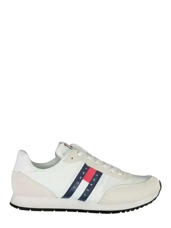 Tommy Hilfiger Suede-panelled Sneakers - White