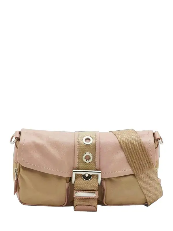 Prada Buckle Cargo Crossbody Bag - Neutrals
