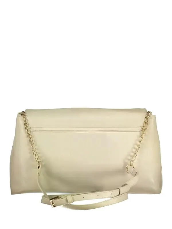 MARIO VALENTINO V Logo Tassel-detail Clutch Bag - Neutrals