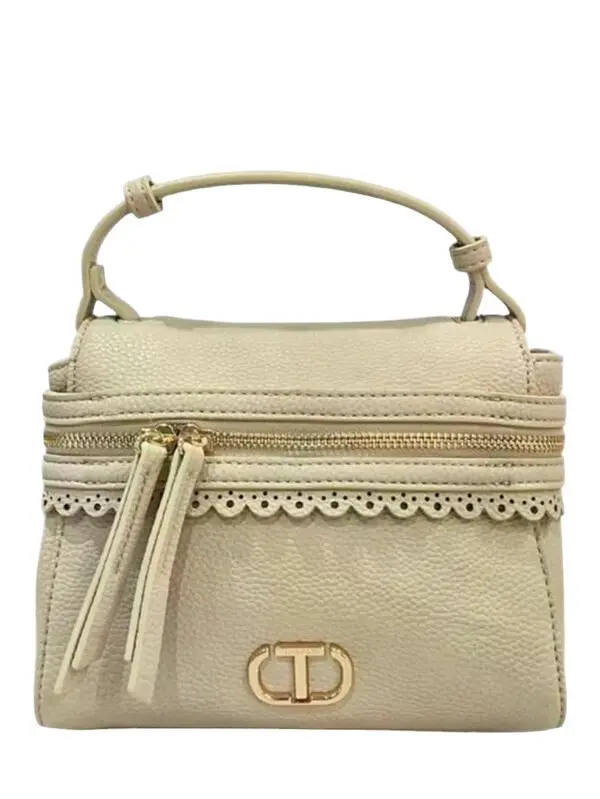 TWINSET Small Cécile Shoulder Bag - Neutrals