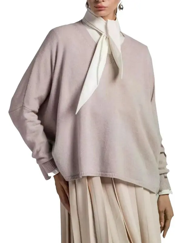 Herno V-neck Sweater - Pink