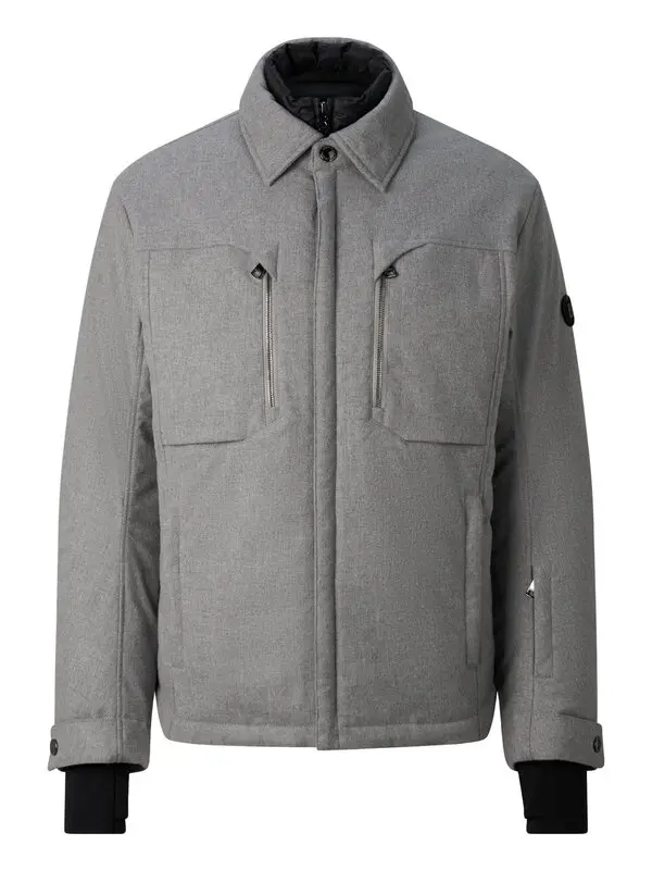 Bogner Flave Flannel Jacket - Light Gray