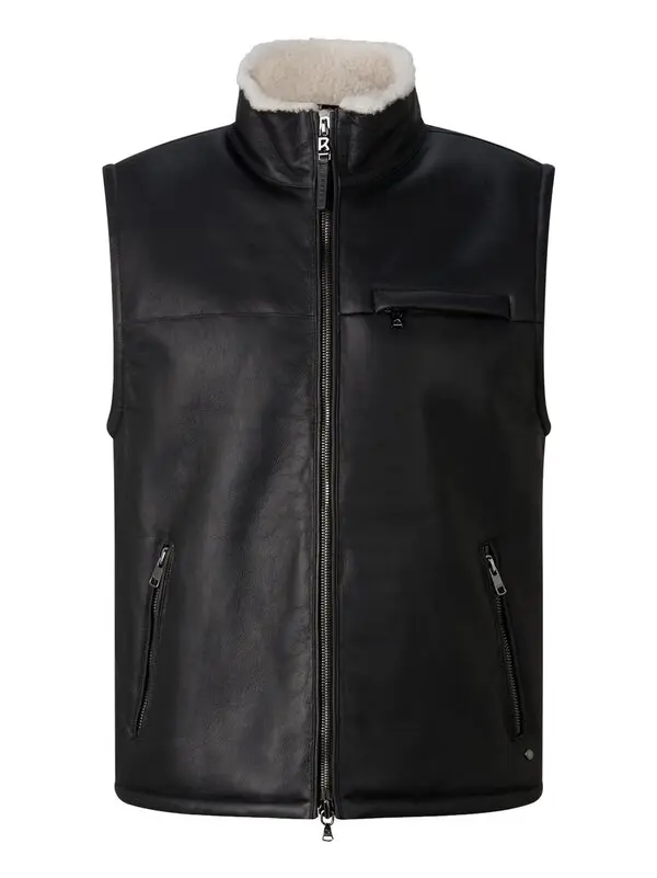 Bogner Rosso Lambskin Vest - Black