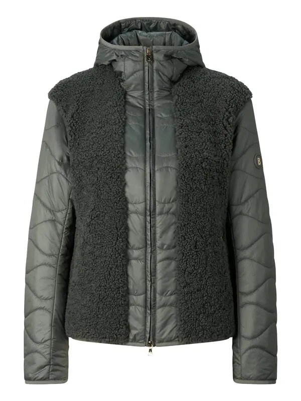 Bogner Bibi Teddy Quilted Jacket - Olive