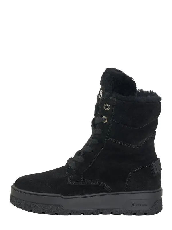 Bogner Calgary Lace-up Boots With Spikes - Black