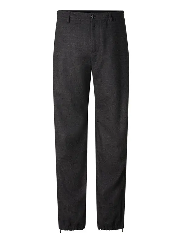 Bogner Sergio Virgin Wool-blend Pants - Anthracite