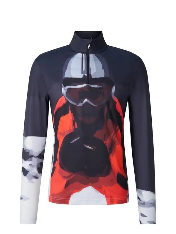 Bogner First Layer Verti - Anthracite/red