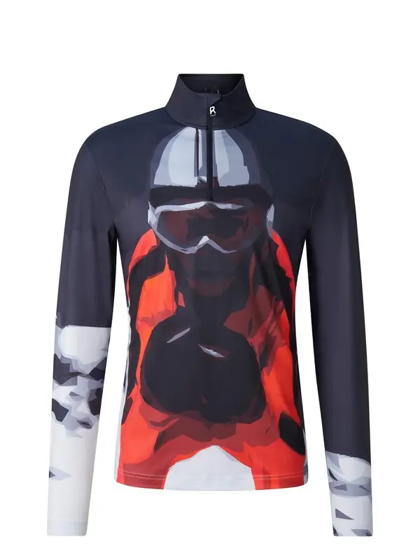Bogner First Layer Verti - Anthracite/red