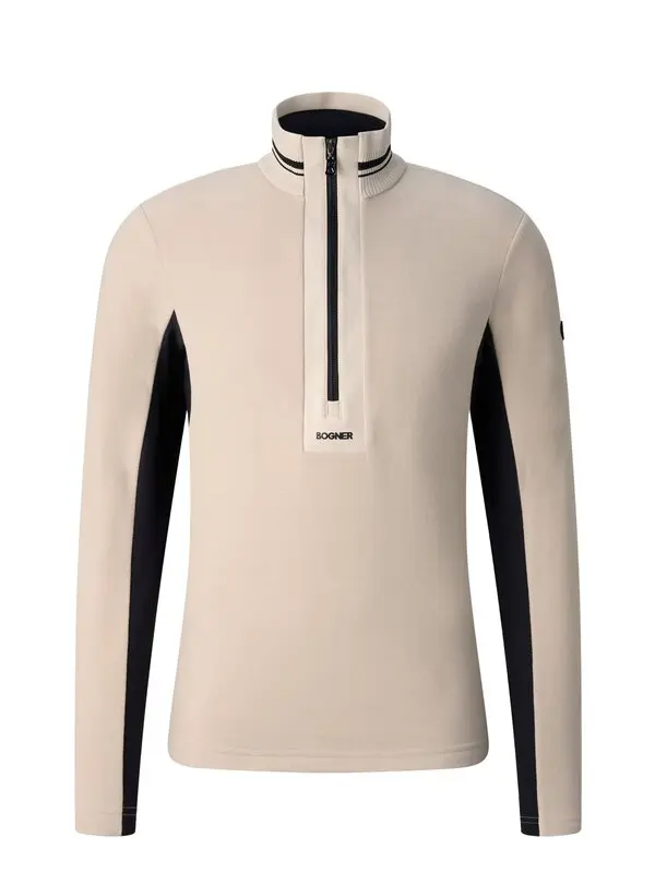Bogner Harvey Fleece Base Layer - Camel/black