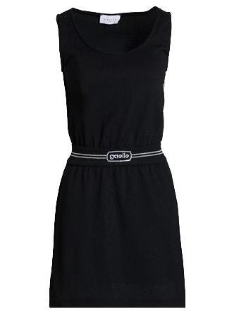 GAELLE PARIS Mini Dress Size Polyester, Elastane - Black