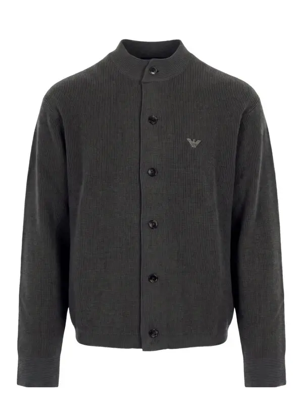 Emporio Armani Long-sleeve Cardigan - Grey