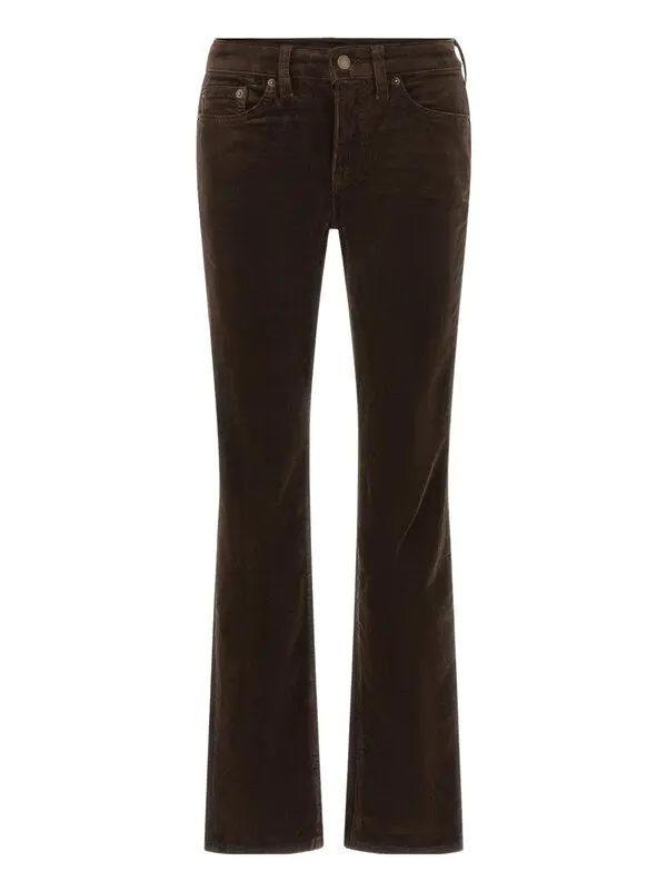 Ralph Lauren Straight Corduroy Pants - Brown