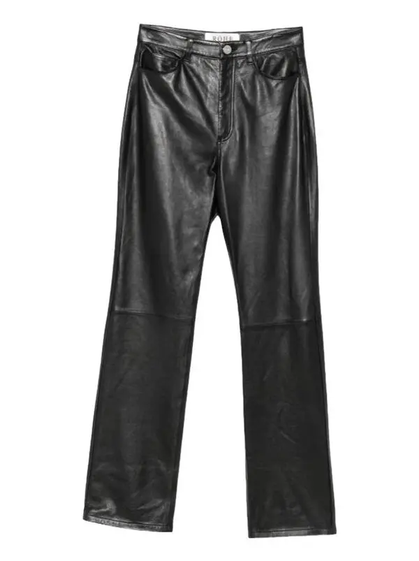 RÓHE Straight-leg Casual Trousers - Black