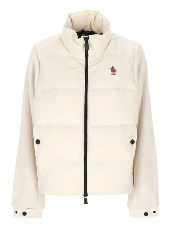 Moncler Polartec Padded Zip-up Cardigan - Beige