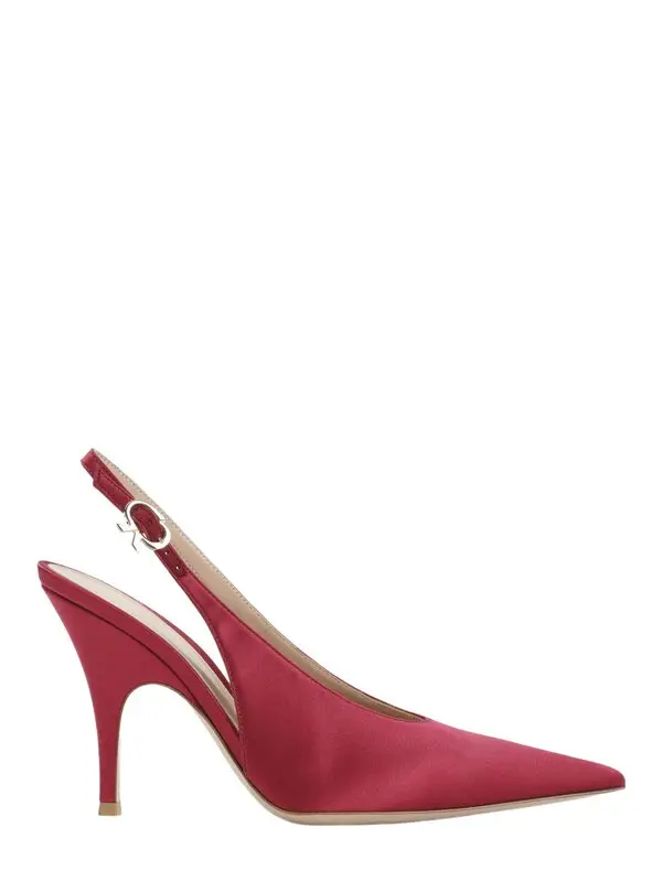 GIANVITO ROSSI Pointed-toe High-heeled Sandals - Red