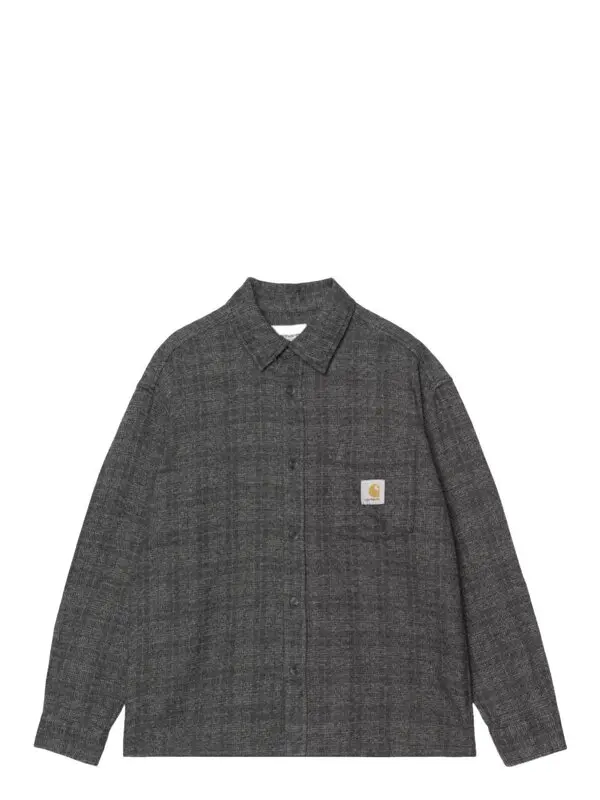 Carhartt Work In Progress L/s Bagley Shirt - Bagley Check, Black