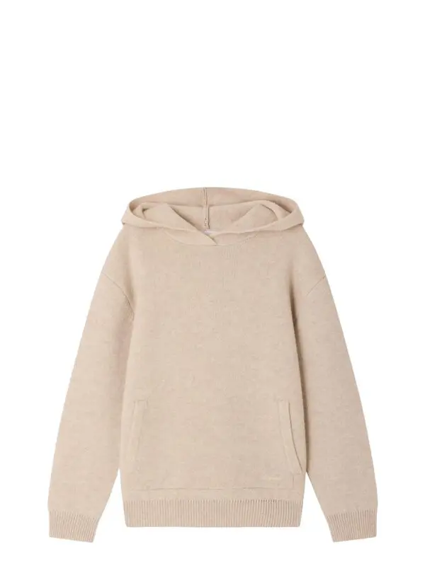 Bonpoint Janumahil Logo-embroidered Hoodie - Light Brown