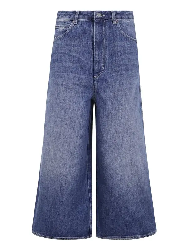 Soeur Joyce Wide-leg Denim Shorts - Blue