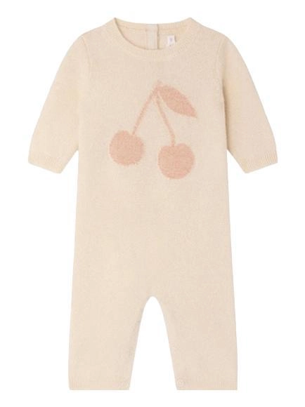 Bonpoint Long-sleeved Bodysuit - Nude