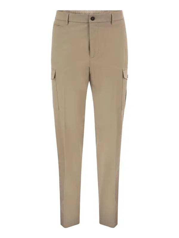 Peserico Casual Trousers With Belt Loops - Nude