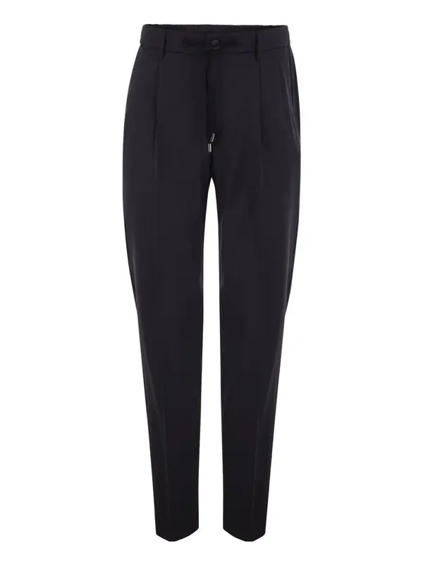 Peserico Drawstring Casual Trousers - No
