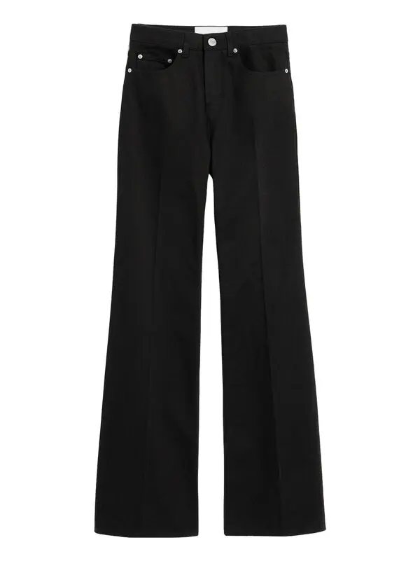 AMI Paris Flared Leg Jeans - Black