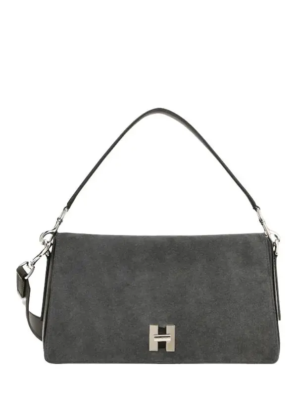 Hogan H-turn Flap Bag - Gray