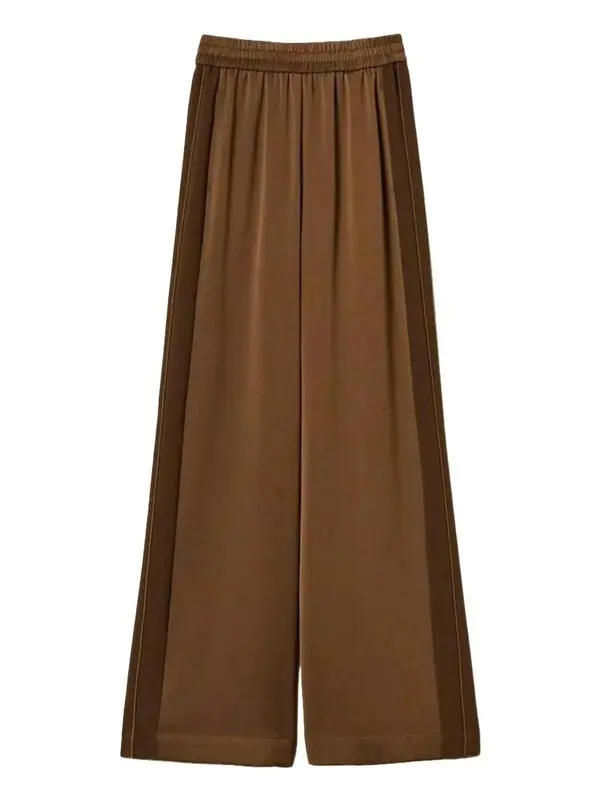 TWINSET Sidestripe Elasticwaist Wideleg Trousers - No
