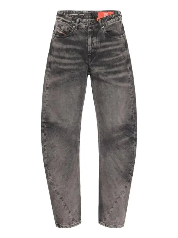 DIESEL® D-twisty-fsj Logo Patch Jeans - No