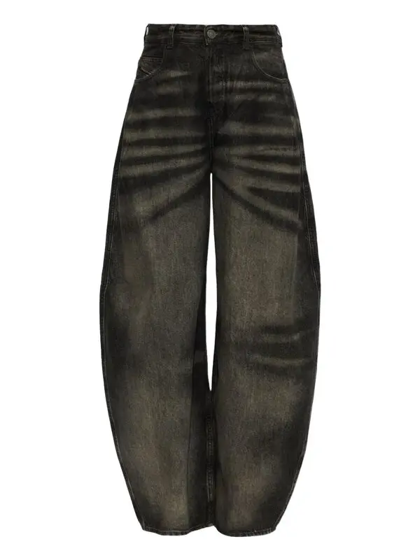 DIESEL® Wide-leg Jeans - Black