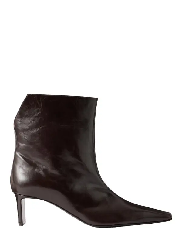 Khaite Ona Ankle Boots - Brown