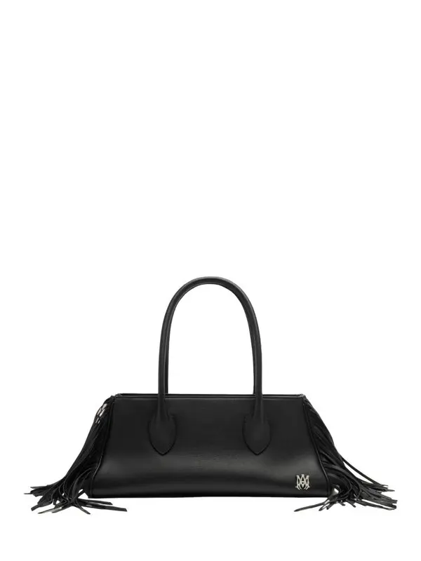 Amiri Fringe Honey 40 Shoulder Bag - Black